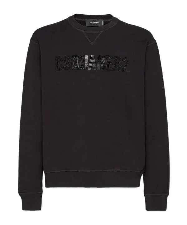 Dsquared2 Logo Embellished Crewneck Sweatshirt