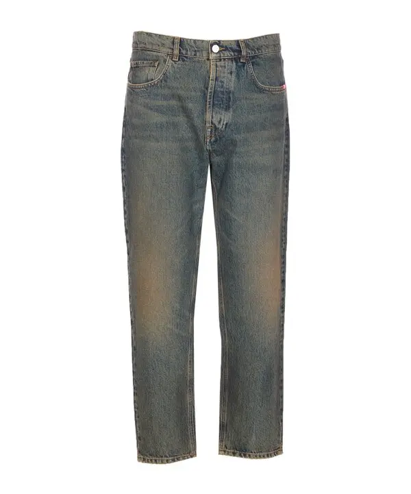 AMISH SUPPLIES Jeremiah Buttoned Jeans - Gray