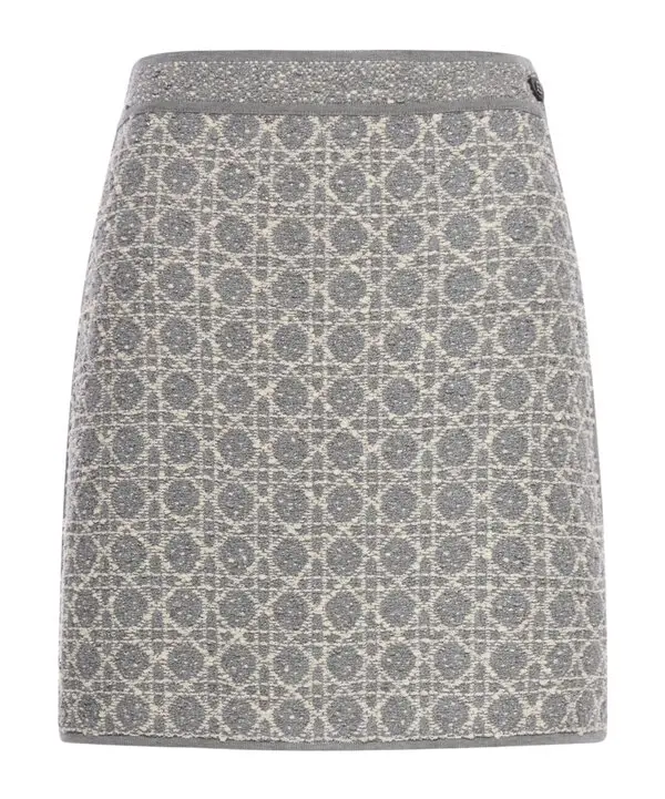 Dior Macro Cannage Mini Skirt - No