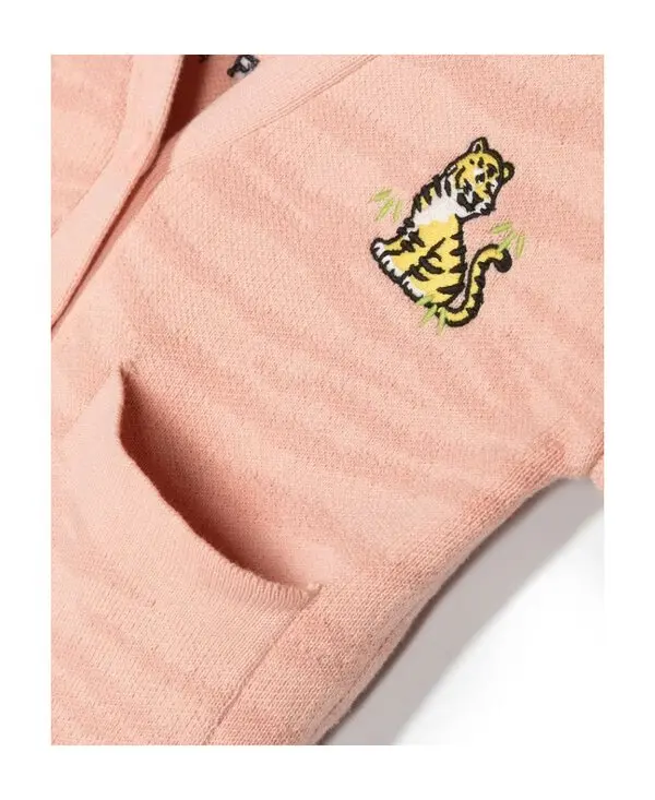 Kenzo Tiger Motif Cotton Cardigan