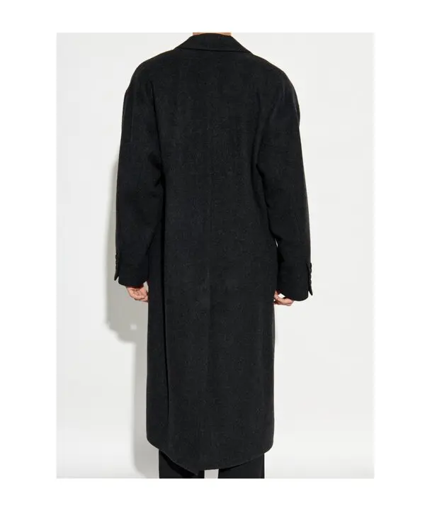 Dolce & Gabbana Single-breasted Oversized Coat - Black
