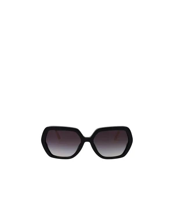 Dolce & Gabbana Full Rim Octagon Frame Sunglasses - Black