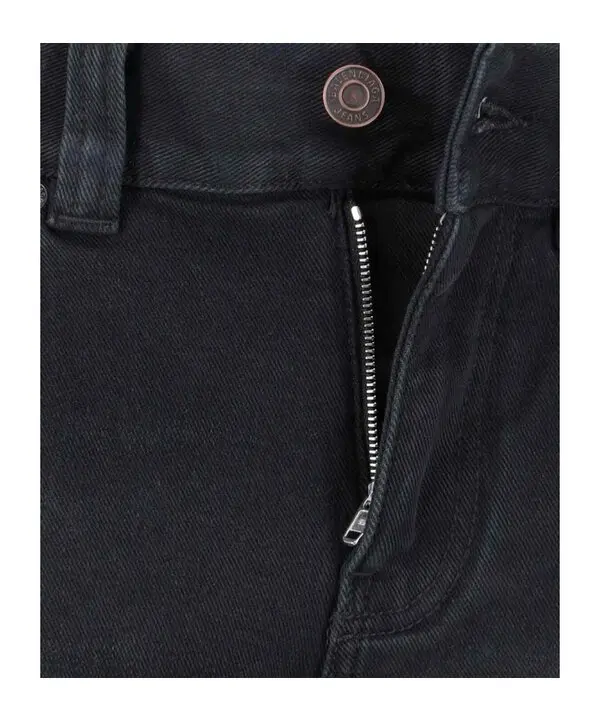 Balenciaga Slim-fit Bootcut Jeans - Black