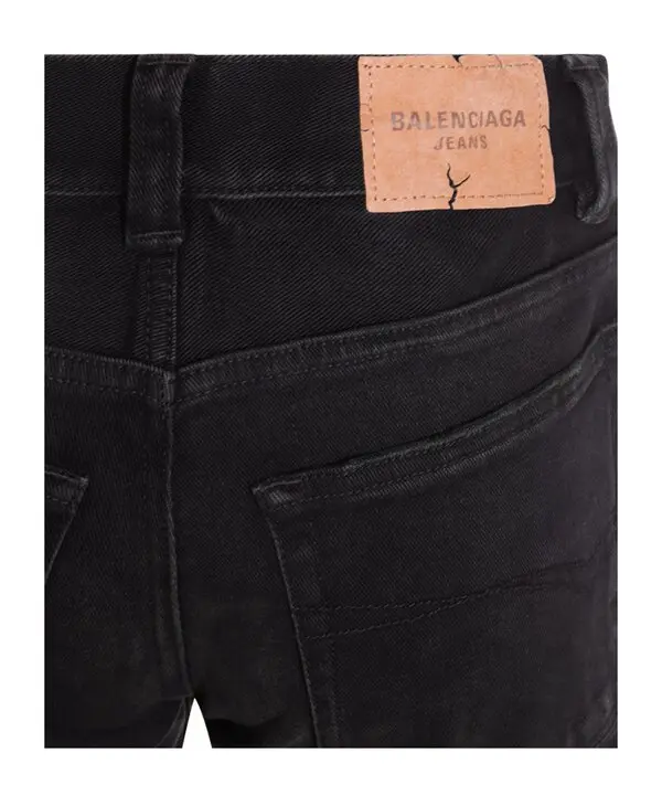Balenciaga Slim-fit Bootcut Jeans - Black