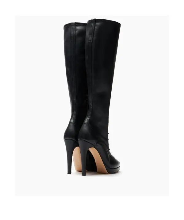 Casadei 100mm Michelle Lace-up High Heel Boots