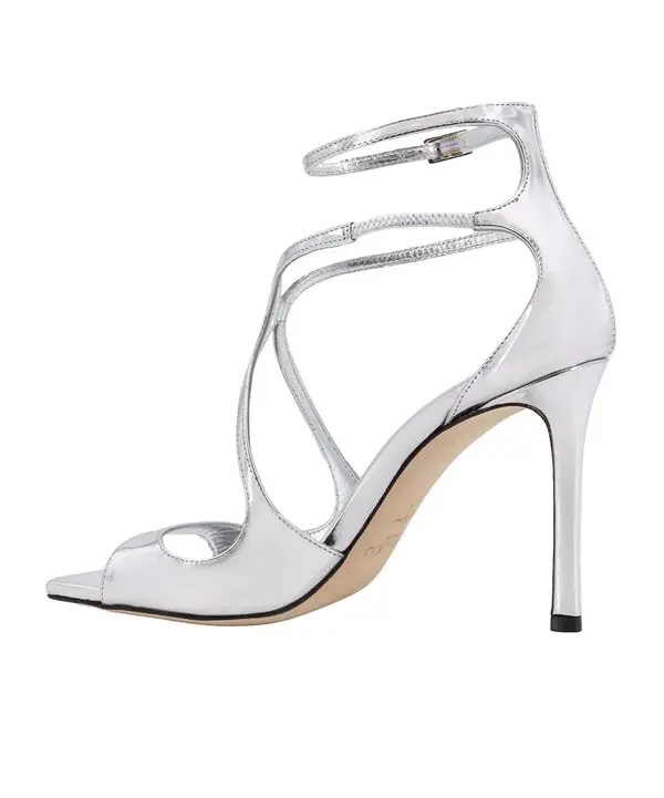 JIMMY CHOO Azia 95 Ankle Strap Sandals