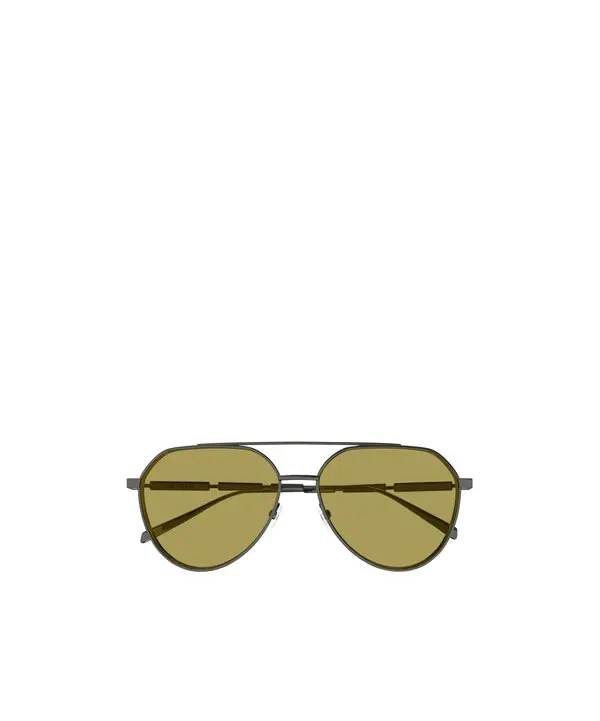 Alexander McQueen Aviator Frame Sunglasses - Grey