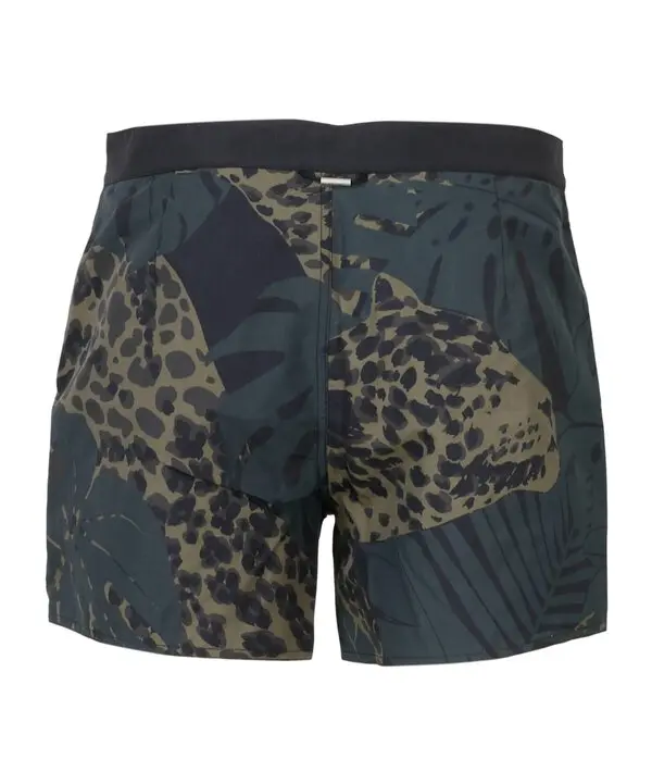 Saint Laurent Leopard Nocturne Swim Shorts