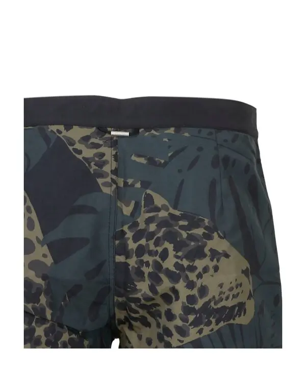 Saint Laurent Leopard Nocturne Swim Shorts