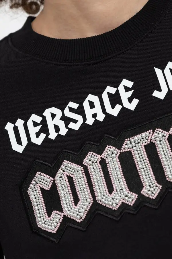 Versace Logo Crewneck Sweater