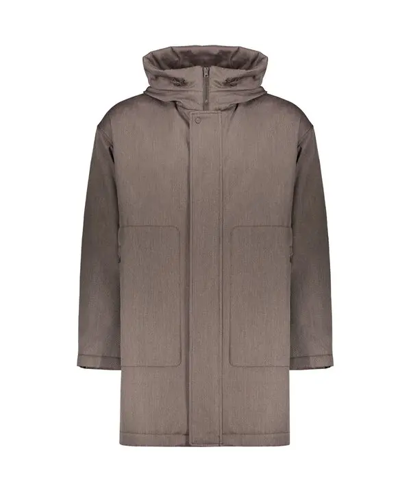 Herno Hooded Padded Coat - Gray