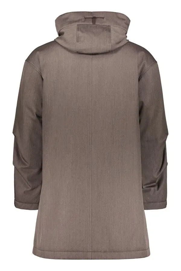 Herno Hooded Padded Coat - Gray