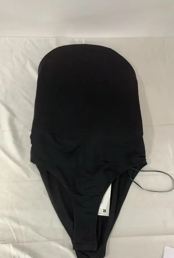 Alaïa Curved Soft Jersey Bodysuit
