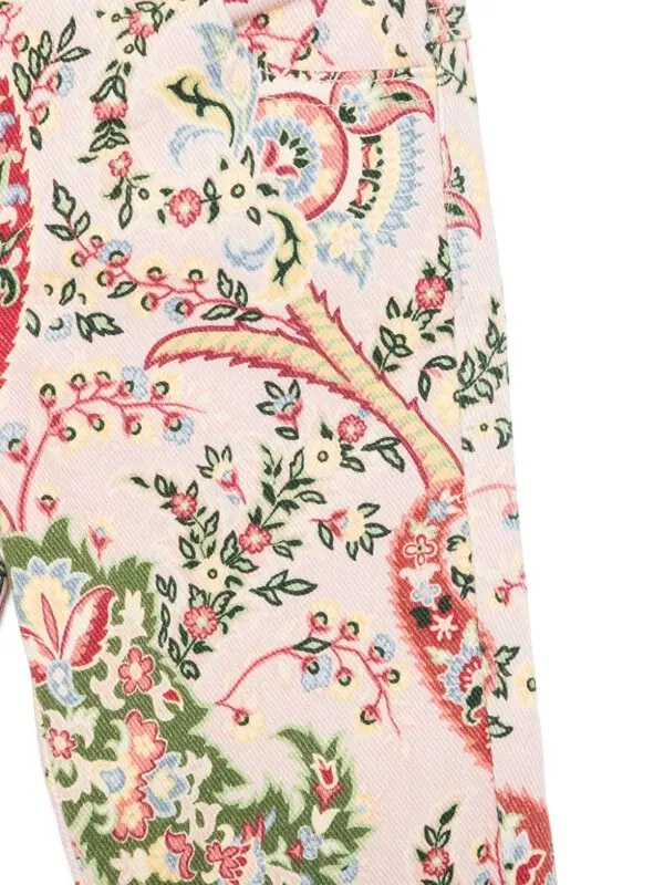 Etro Paisley Print Tapered Leg Trousers