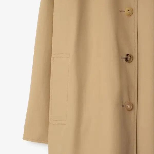 Burberry Check-pattern Buttoned Reversible Trench Coat