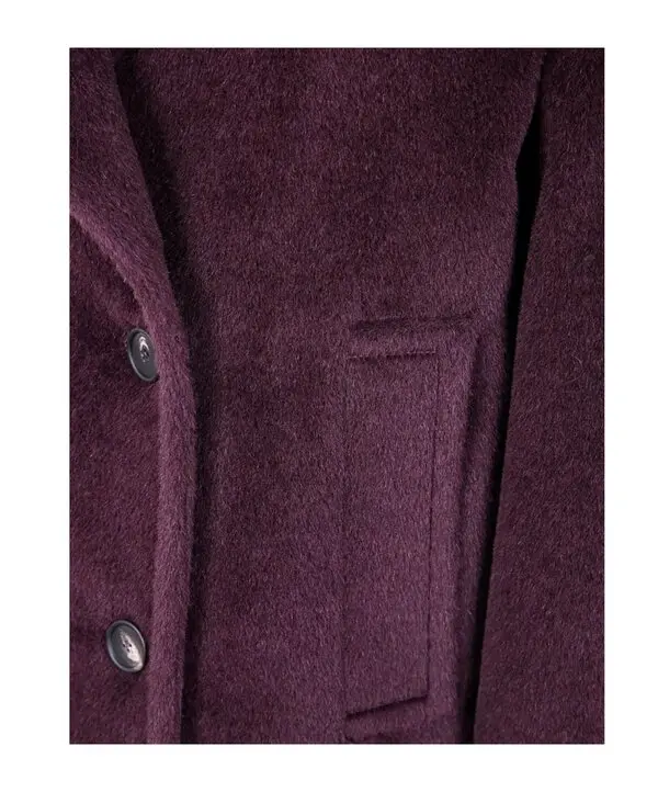 Tagliatore Double-breasted Alpaca Wool Jacket