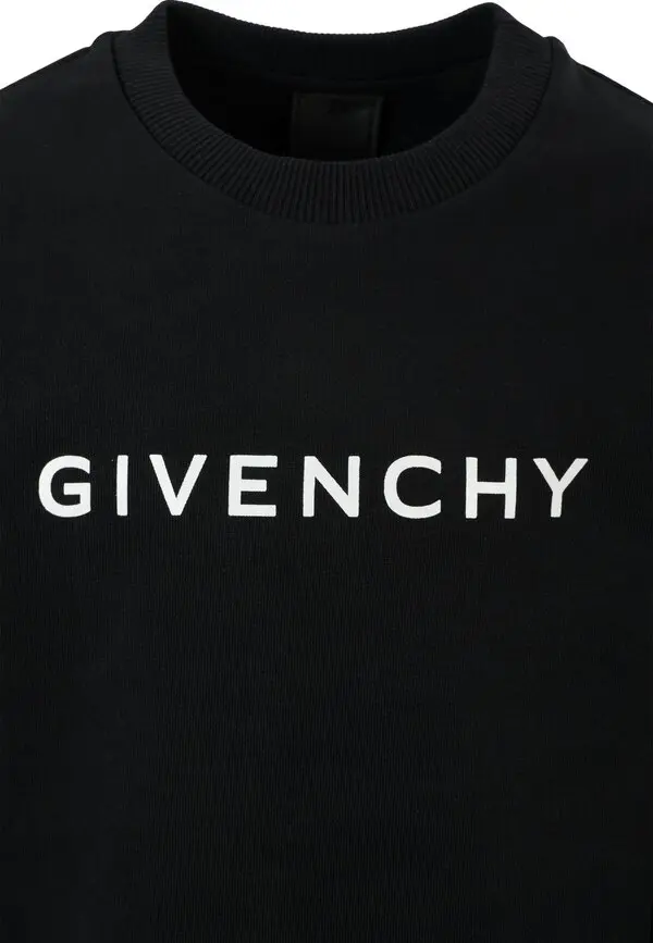 Givenchy Logo-detail Crewneck Sweatshirt - Black