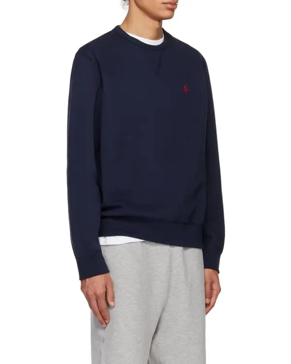 Polo Ralph Lauren Embroidered Logo Crewneck Sweatshirt - Black