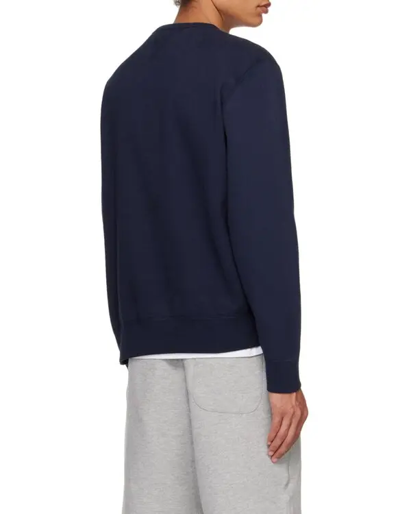 Polo Ralph Lauren Embroidered Logo Crewneck Sweatshirt - Black