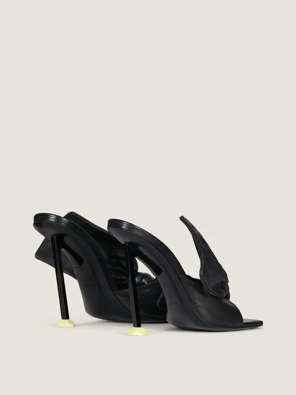 Givenchy Boudoir Bow Heeled Mules - Black