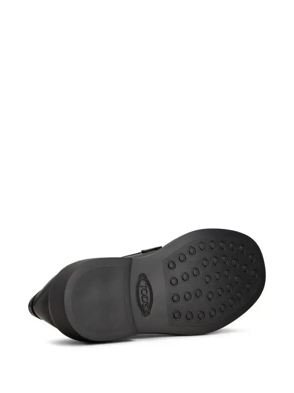 TOD'S Horsebit Slip-on Loafers - Black