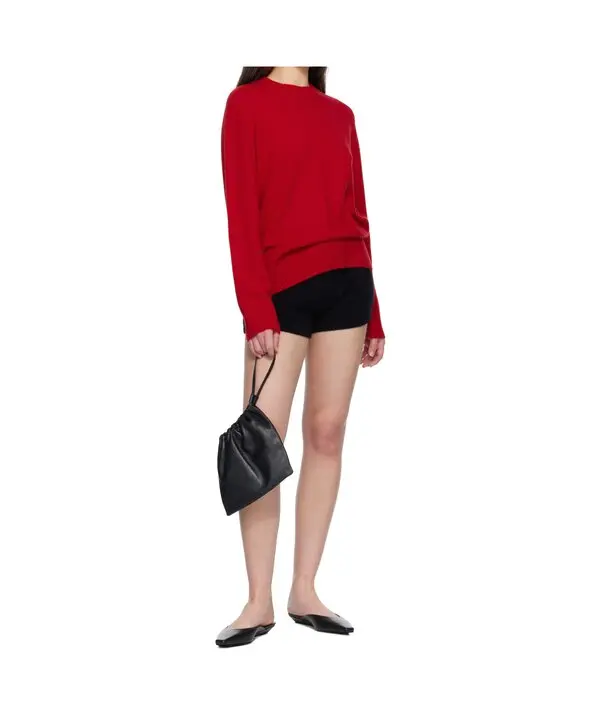 Loulou De Saison Ribbed Cashmere Sweater - Red