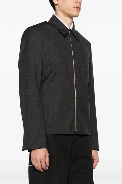 Givenchy Wool Zip-up Shirt Jacket