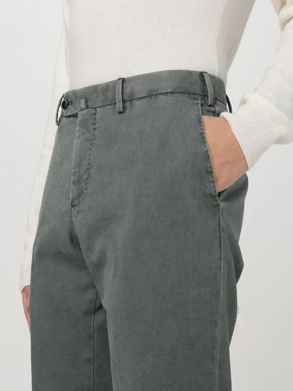 PT TORINO Slim Fit Trousers - Gray
