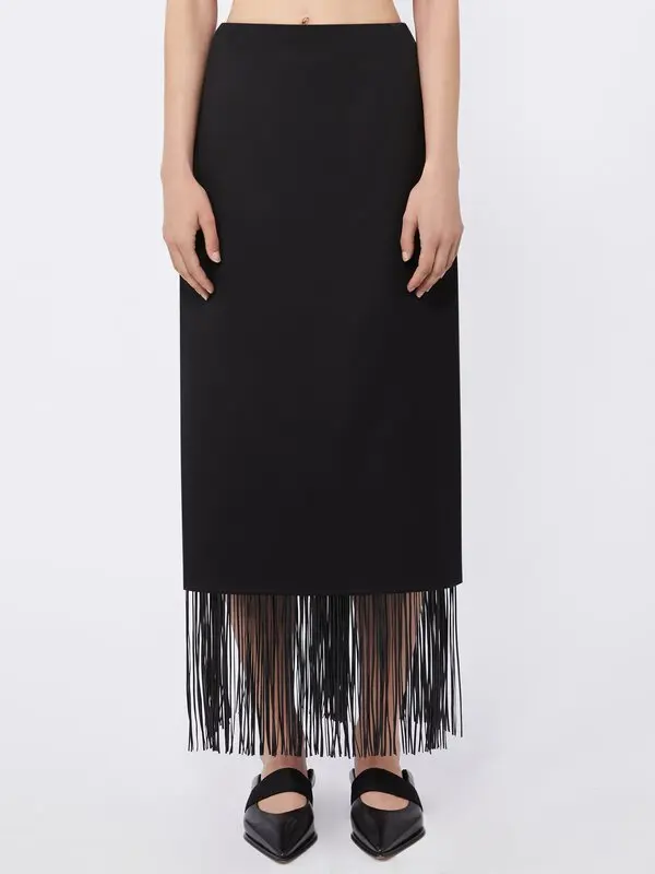 Sportmax Fringed Skirt
