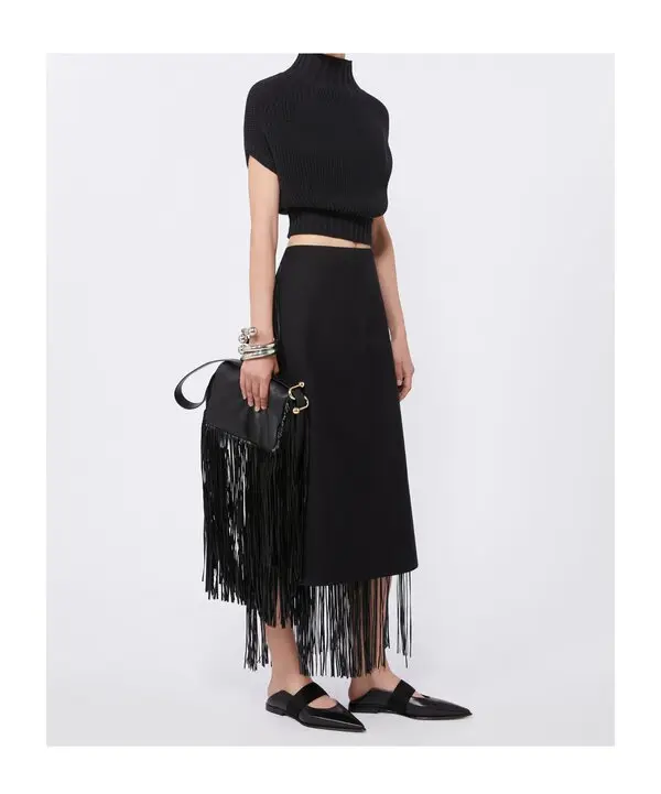 Sportmax Fringed Skirt