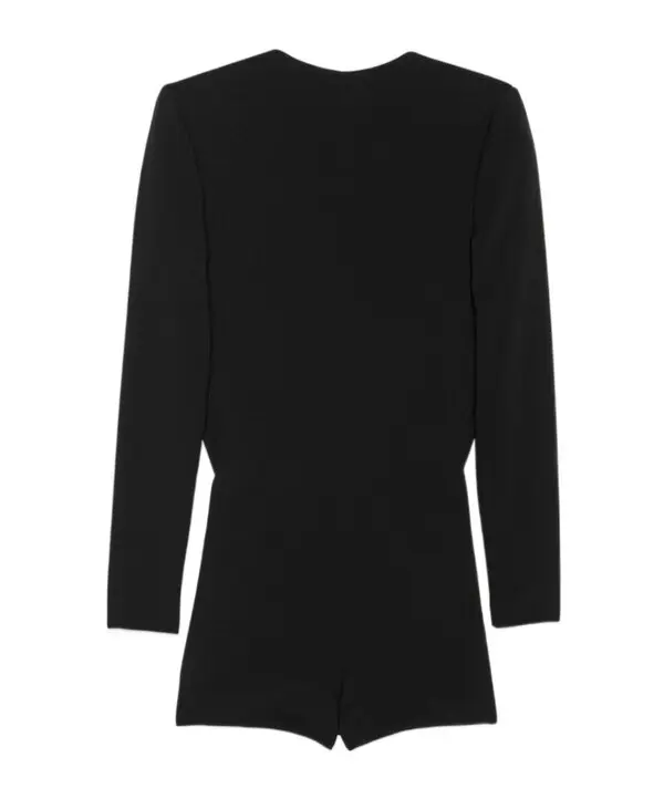 Saint Laurent Embellished Ruched Dress