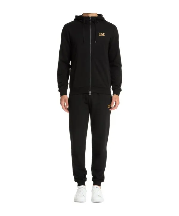 EA7 Hooded Tracksuit With Zipper Opening