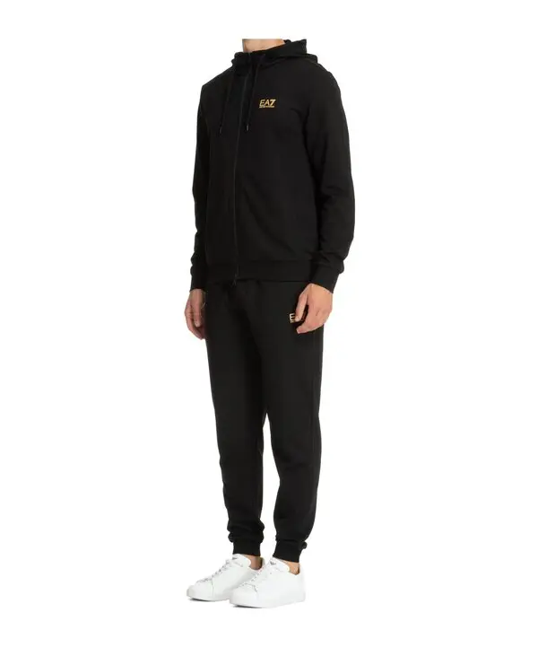 EA7 Hooded Tracksuit With Zipper Opening