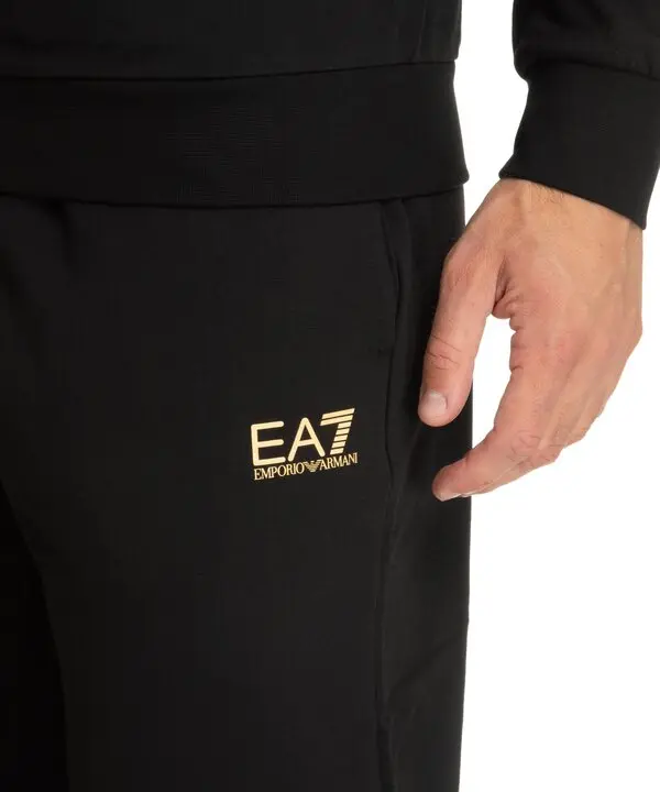 EA7 Hooded Tracksuit With Zipper Opening