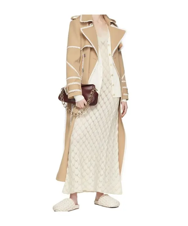 Chloé Shell Stitch Recycled Cashmere Knitted Dress