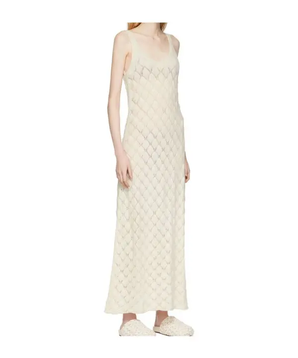 Chloé Shell Stitch Recycled Cashmere Knitted Dress