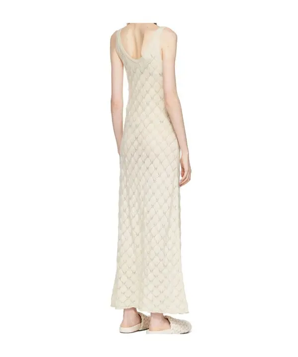 Chloé Shell Stitch Recycled Cashmere Knitted Dress