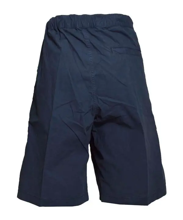 Aspesi Logo Patch Cargo Bermuda Shorts - Blue