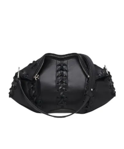 Alexander McQueen Manta Lace-up Clutch Bag - Black