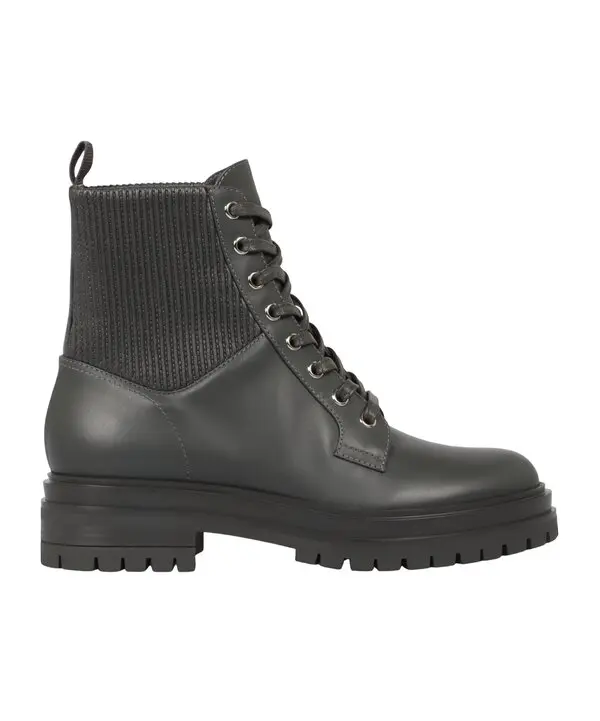 GIANVITO ROSSI Martis 20 Lace-up Combat Boots - Black