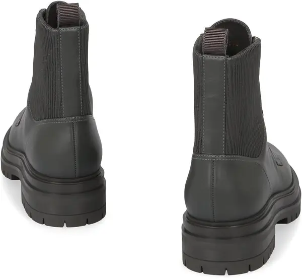 GIANVITO ROSSI Martis 20 Lace-up Combat Boots - Black