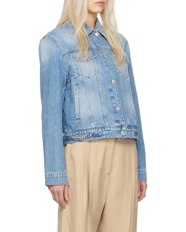 Stella McCartney Denim Jacket With Logo Detail