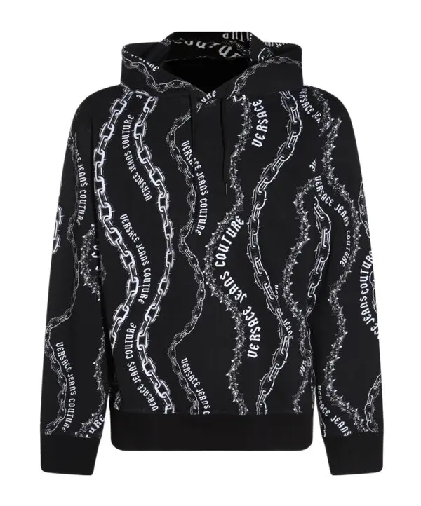 Versace Chain Print Hoodie