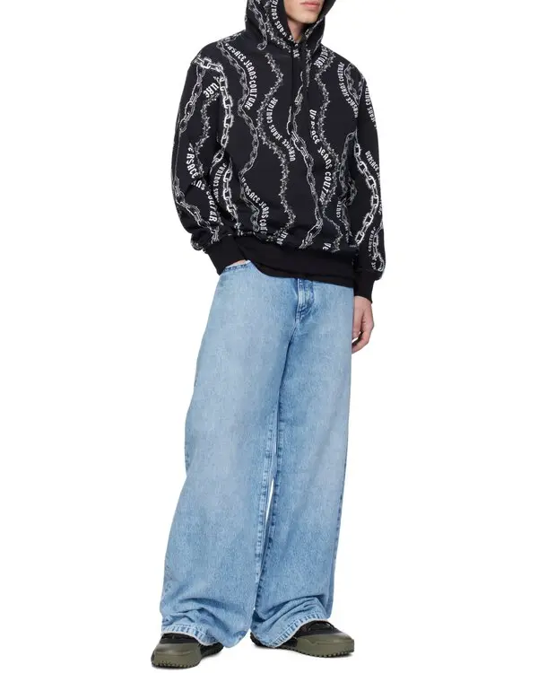 Versace Chain Print Hoodie