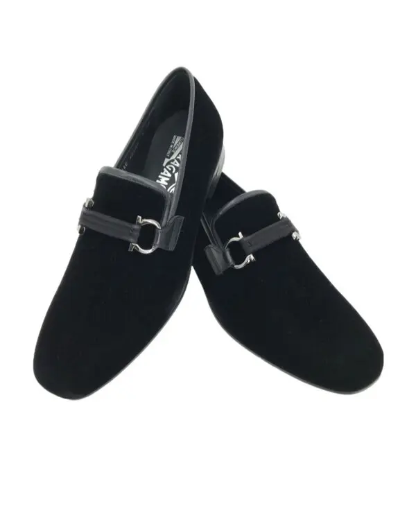 FERRAGAMO Horsebit Loafers - Black
