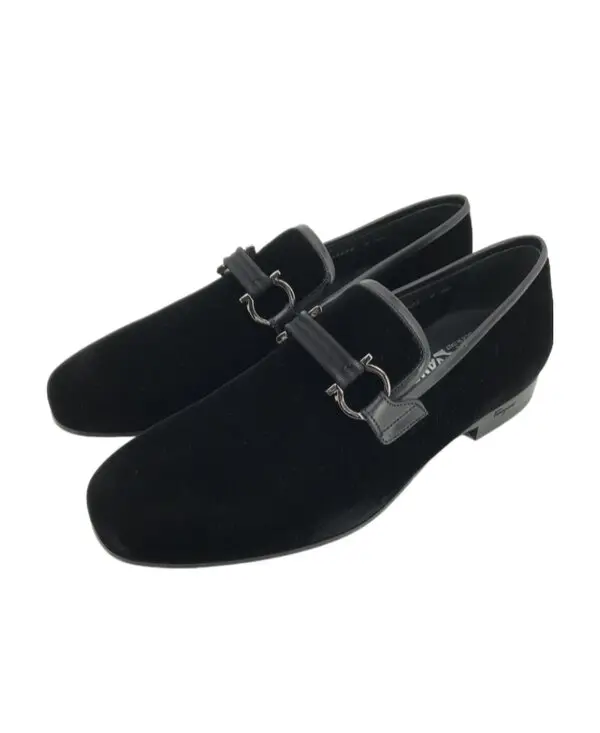 FERRAGAMO Horsebit Loafers - Black