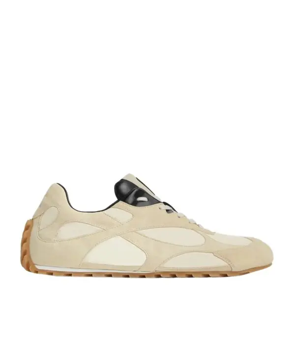 Bottega Veneta Orbit Flash Low-top Sneakers - Sea Salt/black