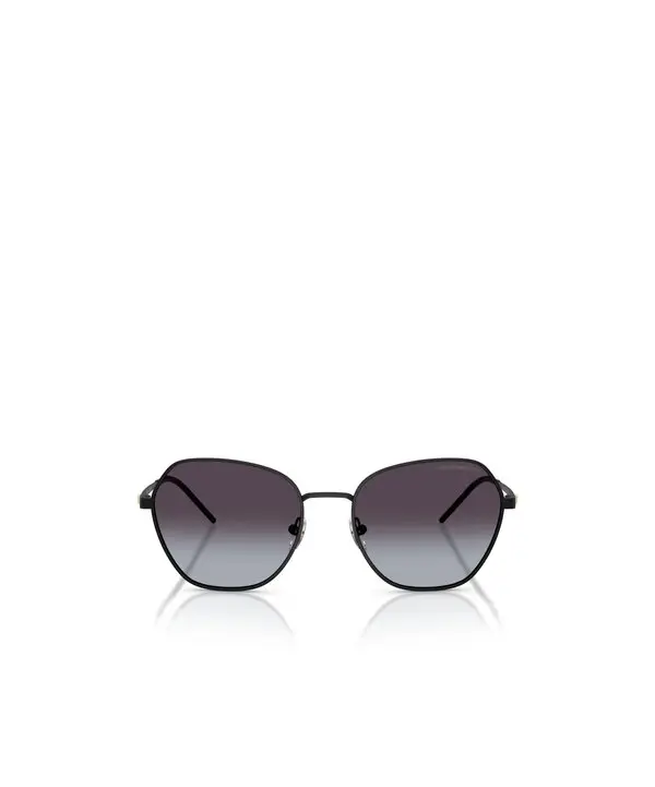 Emporio Armani Geometric Frame Sunglasses - Black