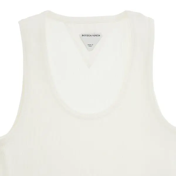 Bottega Veneta Ribbed Sleeveless Tank Top
