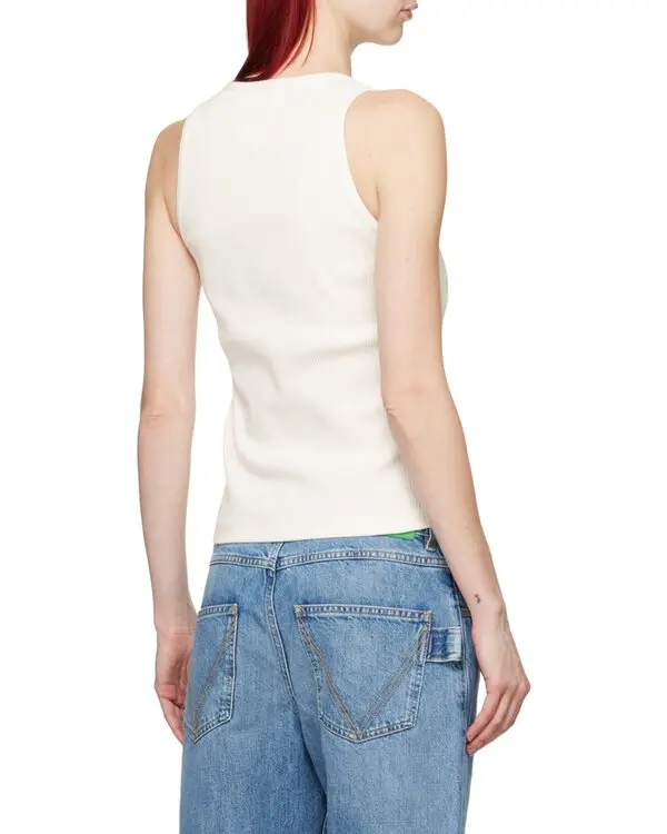 Bottega Veneta Ribbed Sleeveless Tank Top